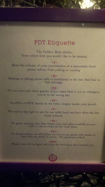 Visiting the speakeasies of New York: Please Don’t Tell (PDT) | All is Yar